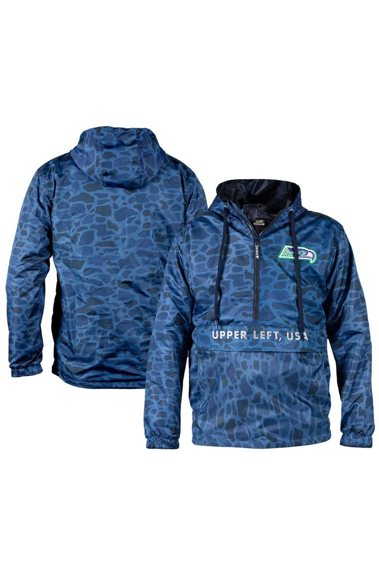 The Great PNW Men's THE GREAT PNW Blue Seattle Seahawks Camo Level Half ...