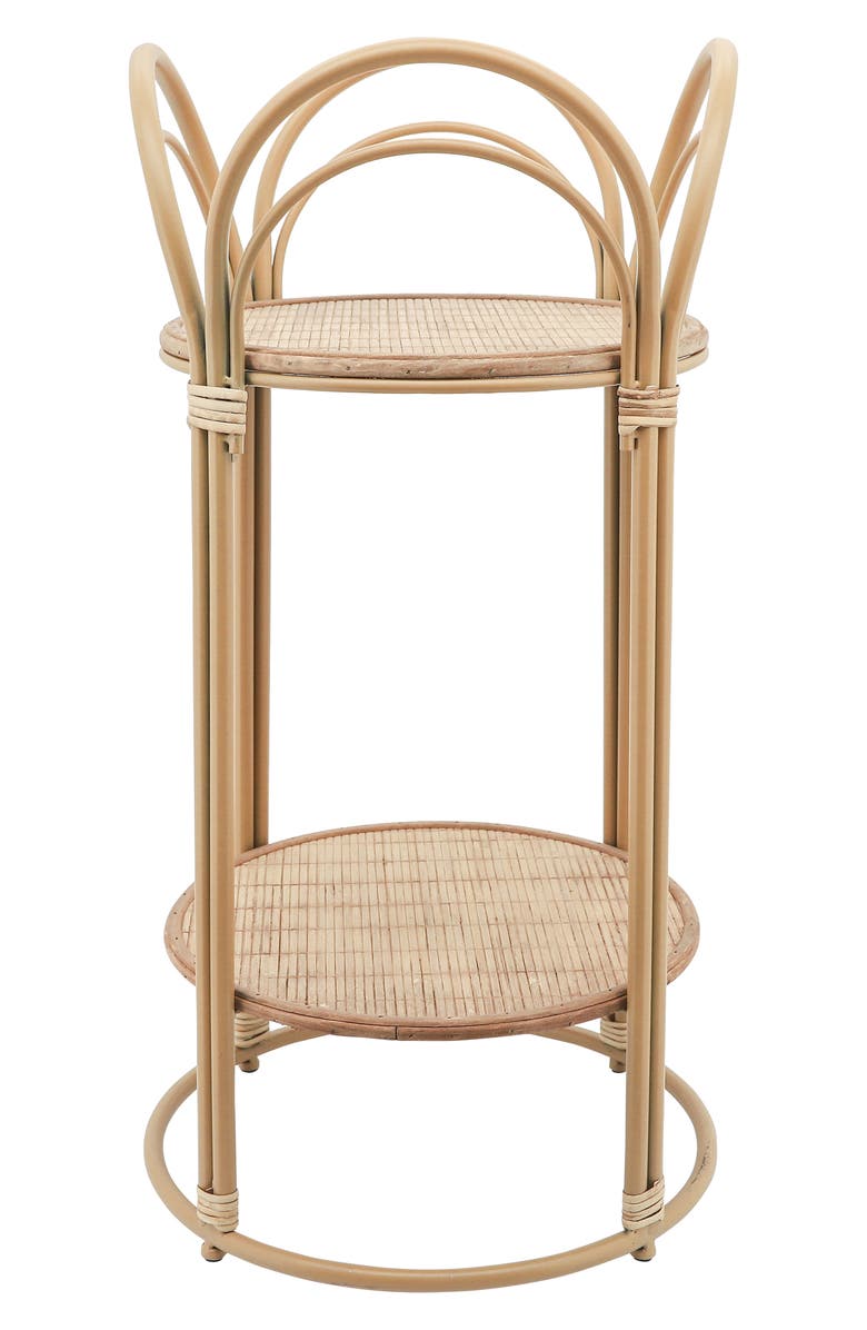 SAGEBROOK HOME 26" Wicker 2-Tier Standing Shelf | Nordstromrack