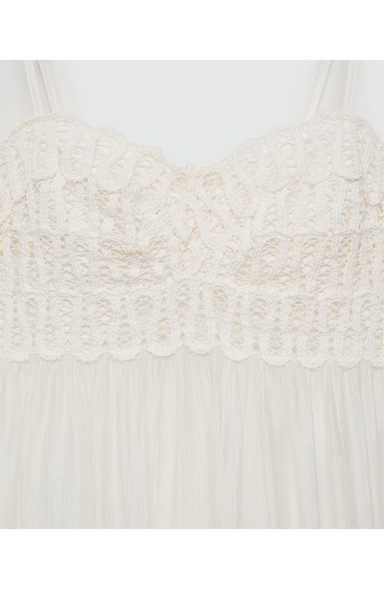 MANGO Embroidered Lace Inset Maxi Dress | Nordstrom