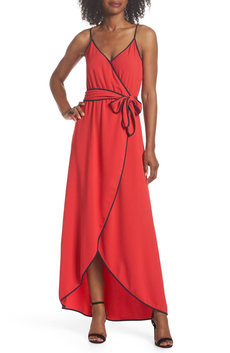 Felicity & Coco Becca Faux Wrap Maxi Dress | Nordstromrack