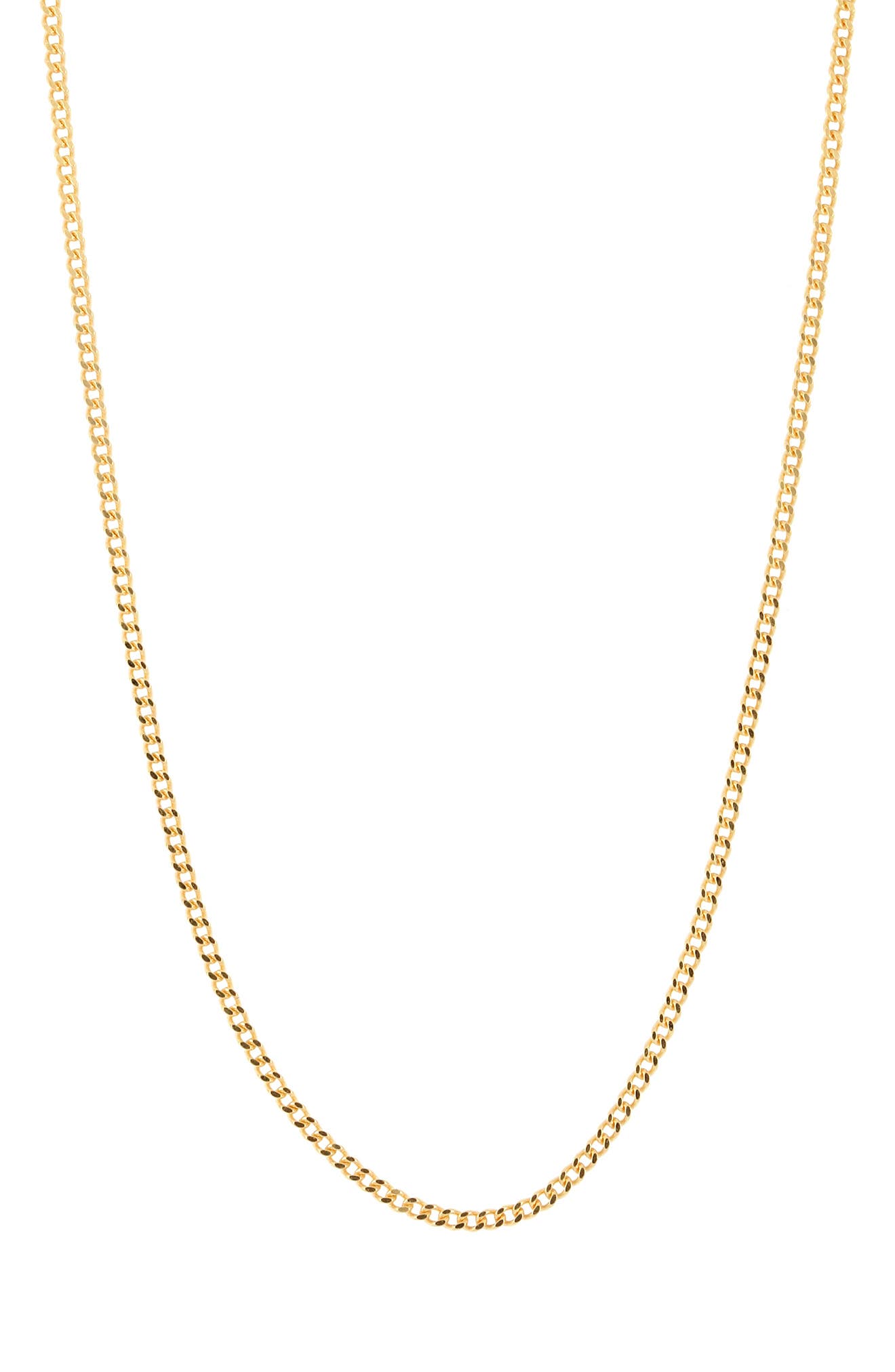 Bony Levy 14k Gold Thin Curb Chain Necklace | Nordstromrack