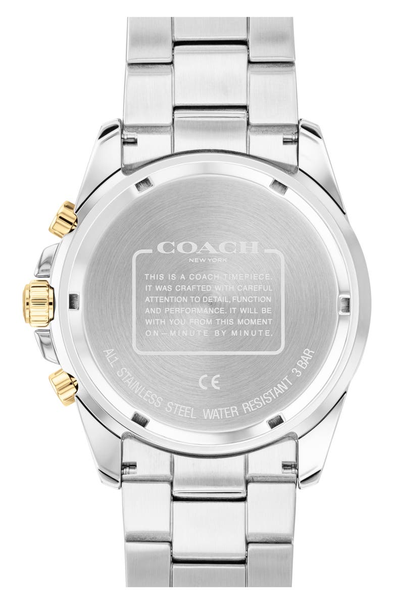 COACH Kent Chronograph Bracelet Watch, 44mm | Nordstrom