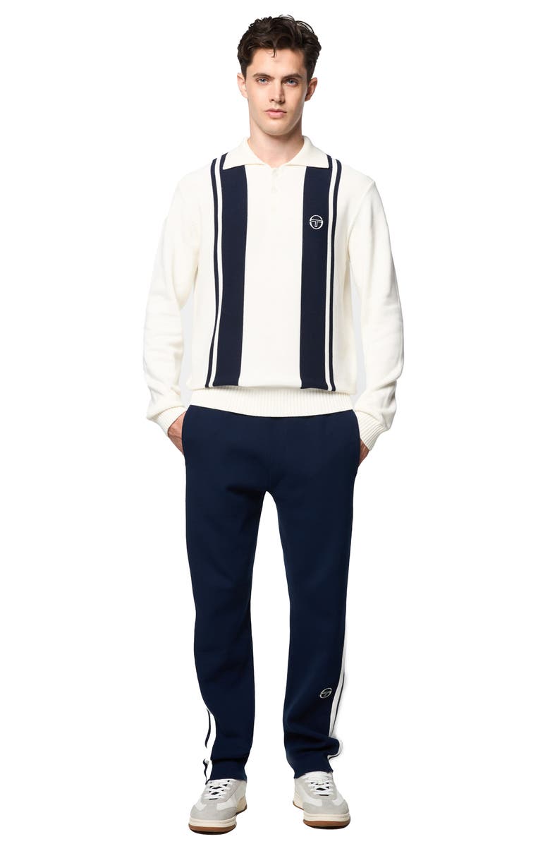 Sergio Tacchini Young Line Long Sleeve Cotton Knit Polo | Nordstromrack