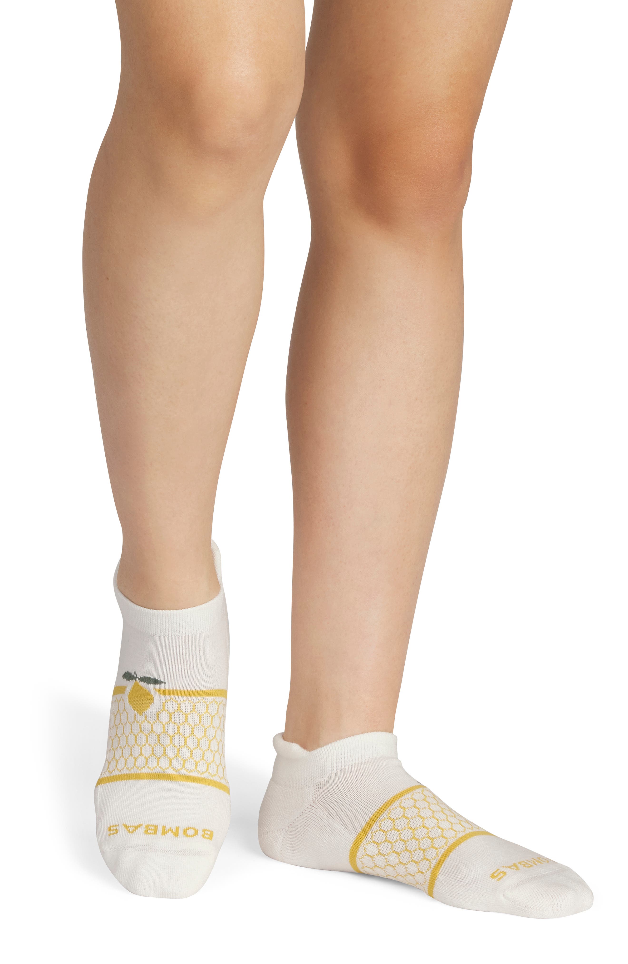 Bombas Stripe Lemon Ankle Socks | Nordstrom