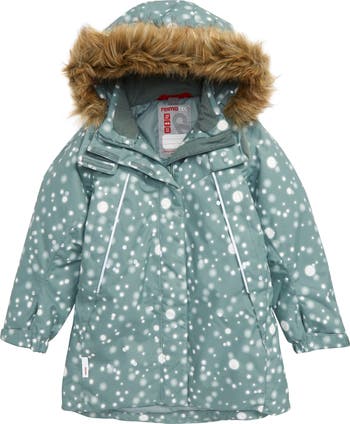 Reima Silda Reimatec® Reflective Water and Windproof Jacket with Faux ...