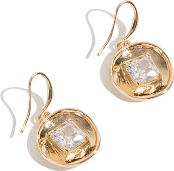 SAACHI Gold-Tone Divine Gem Crystal Earrings | Nordstromrack