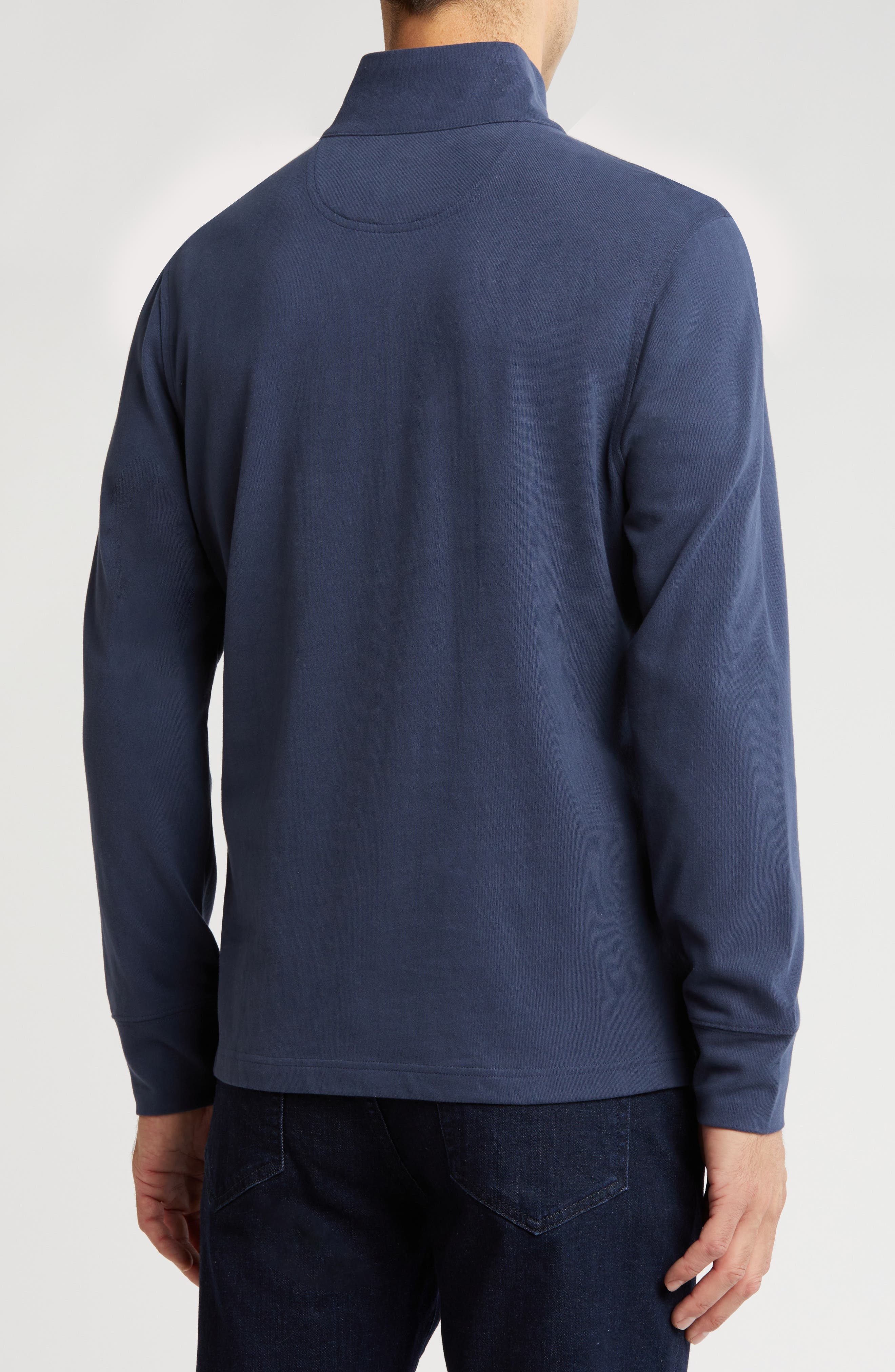 Brooks Brothers Cotton Jersey Half Zip Pullover | Nordstromrack