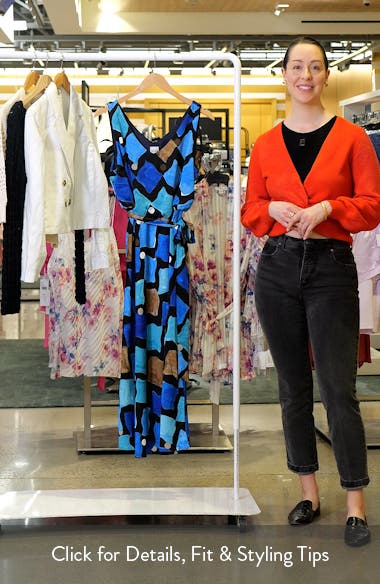 NIC+ZOE Bianca Sea Glass Sleeveless Maxi Dress | Nordstromrack