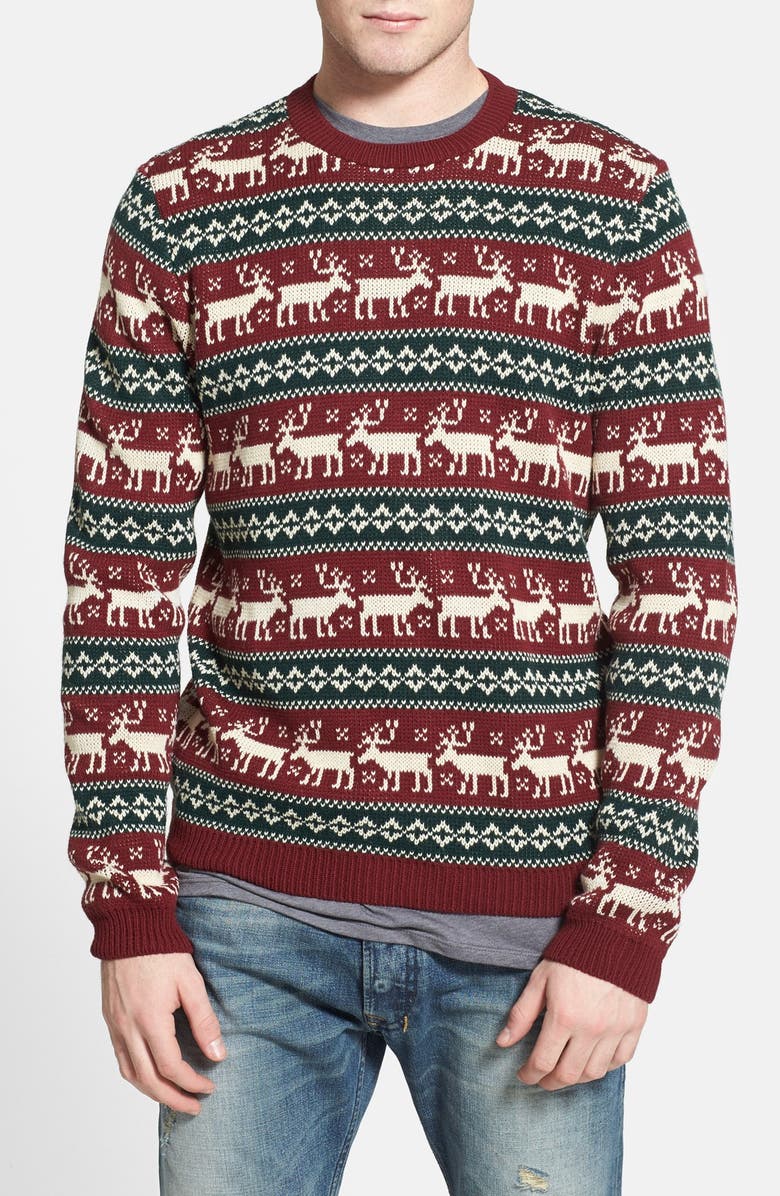Topman 'Reindeer Crossing' Sweater | Nordstrom