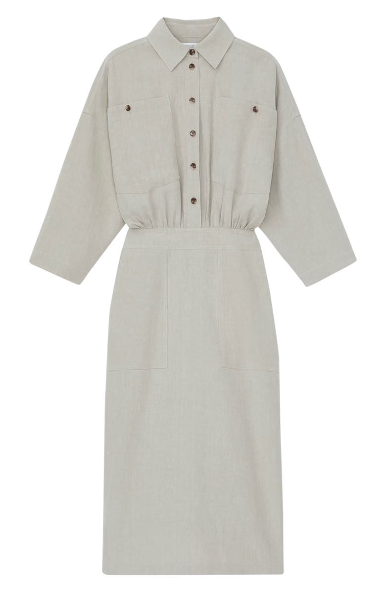 Lafayette 148 New York Whit Linen Shirtdress | Nordstromrack