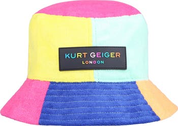 Kurt Geiger London Colorblock Terry Bucket Hat | Nordstrom