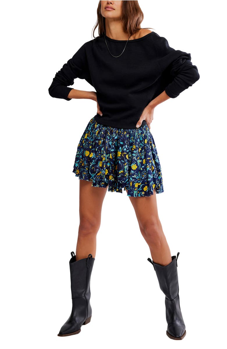 Free People One Third Charm Shine Print Miniskirt | Nordstromrack