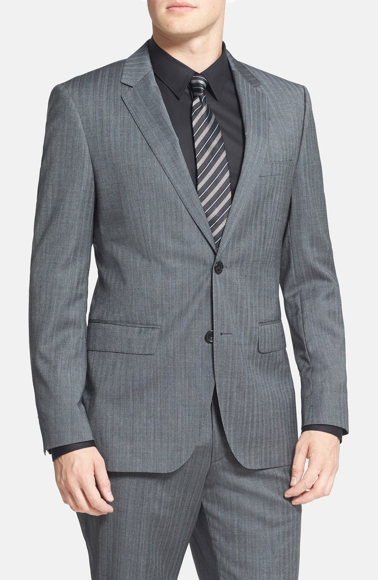 BOSS HUGO BOSS 'James/Sharp' Trim Fit Stripe Suit | Nordstrom