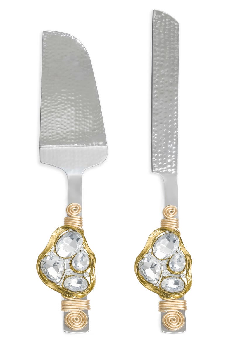 Cumulus Embellished Constellation 2-Piece Cake Serving Set | Nordstromrack