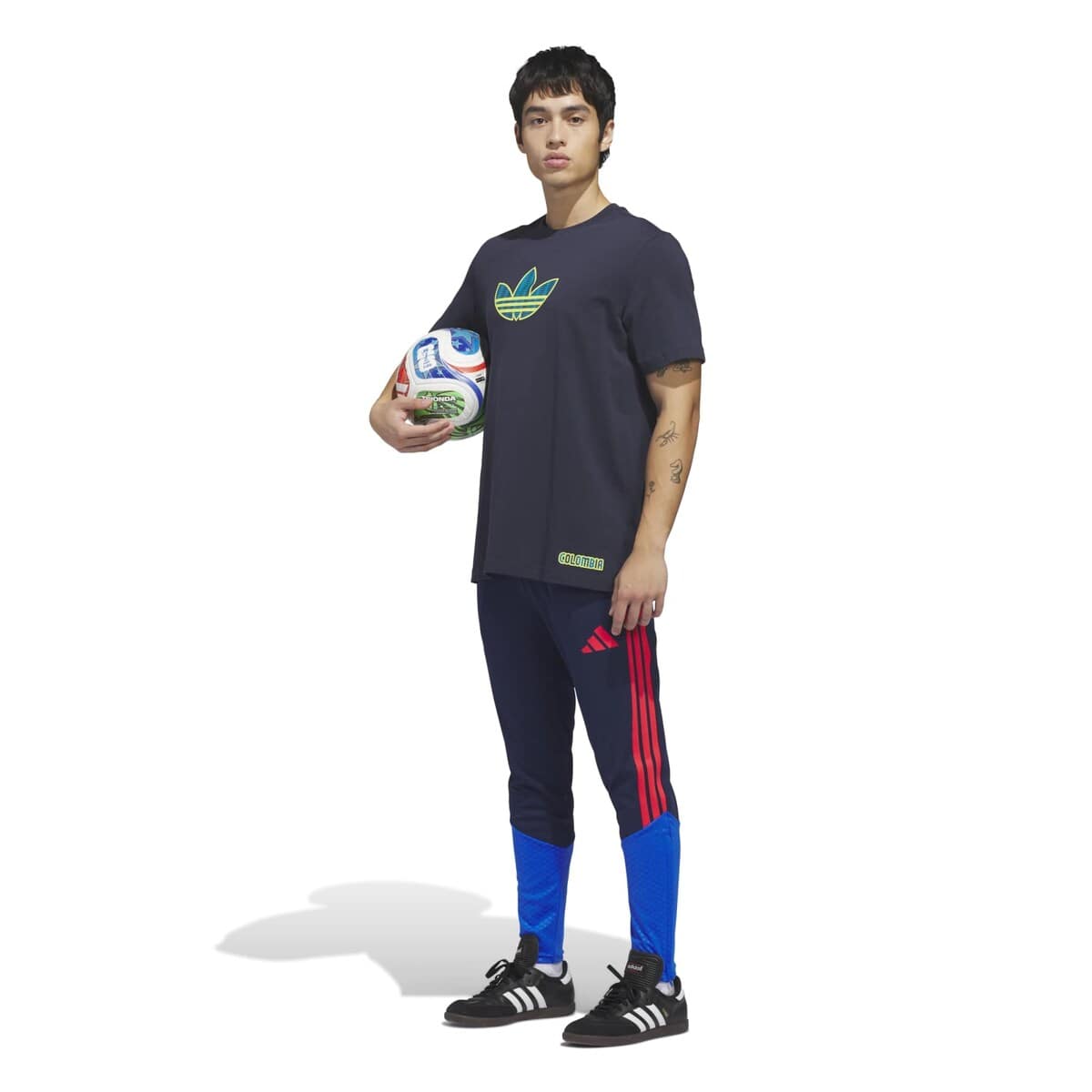 adidas Men's adidas Navy Colombia National Team 2026 Away Jersey Hook T ...