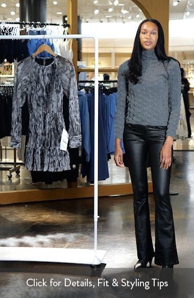 Dress the Population Aulden Metallic Print Abstract Print Long Sleeve ...