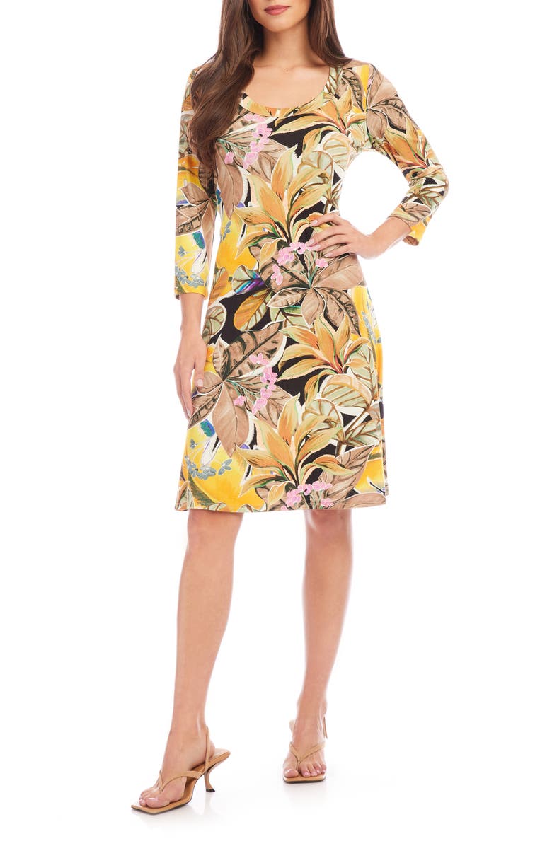 Karen Kane Floral A-Line Dress | Nordstromrack