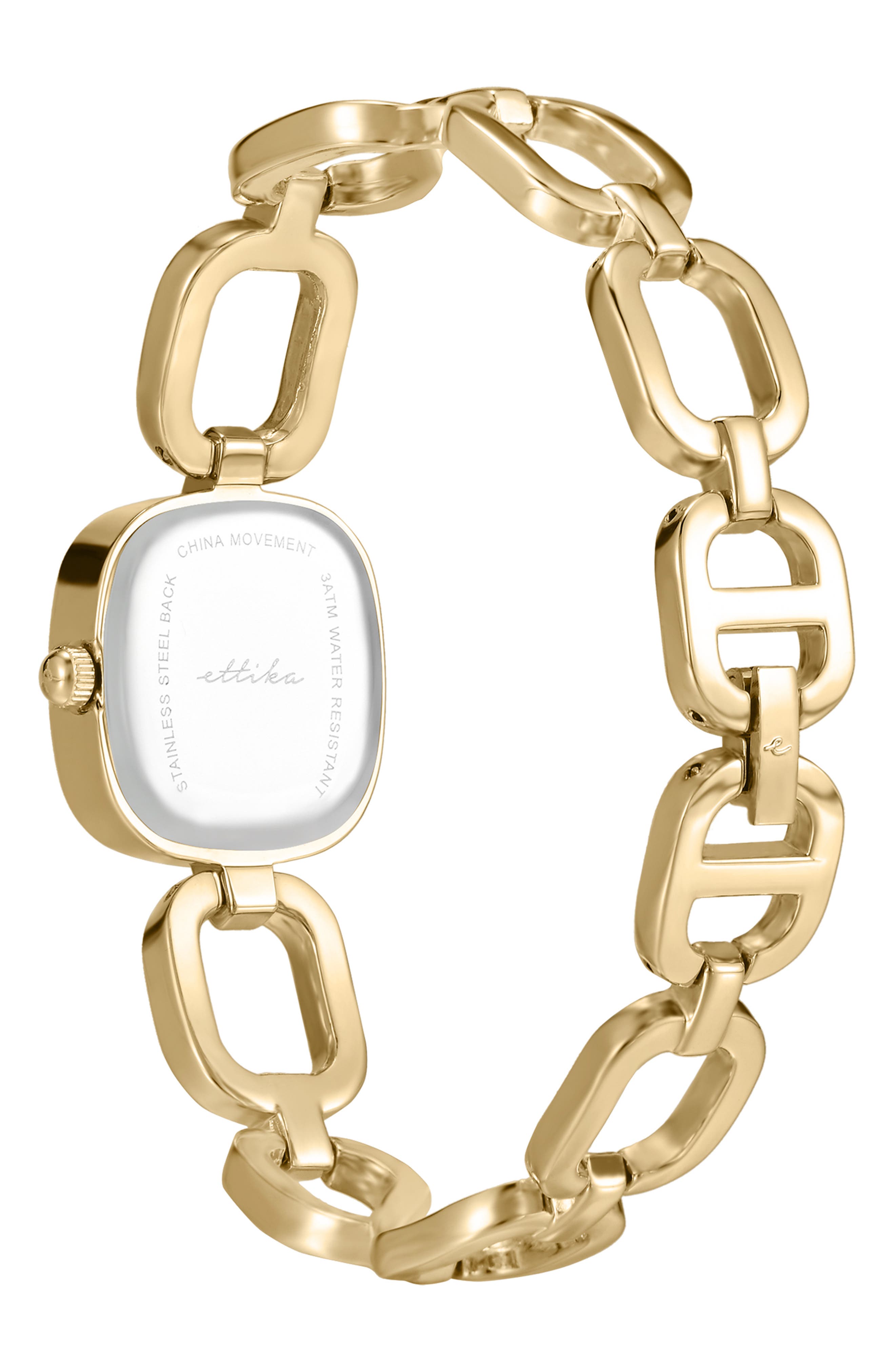 Ettika Square Link Bracelet Watch | Nordstromrack