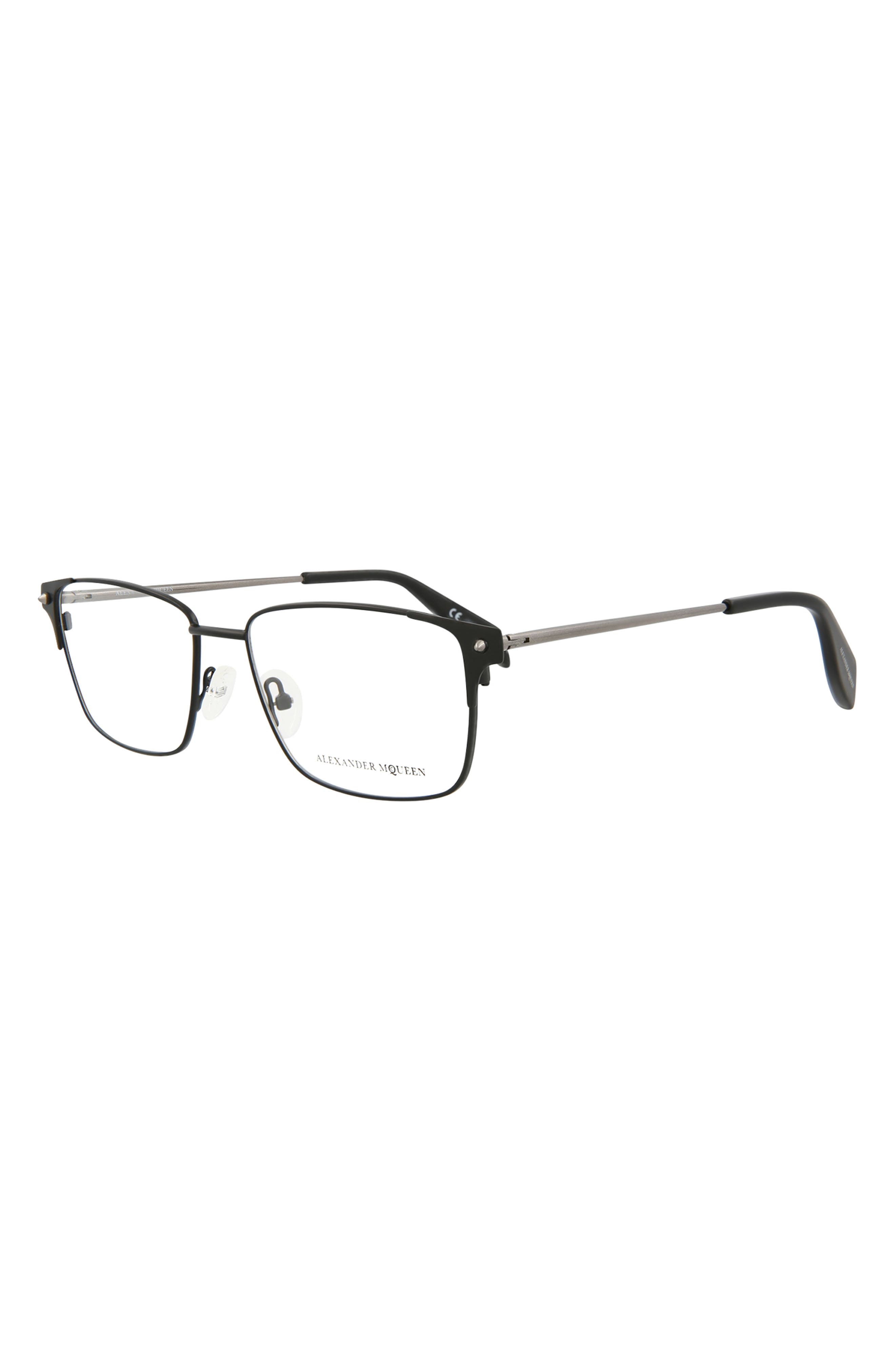 McQueen 55mm Rectangle Optical Frames | Nordstromrack