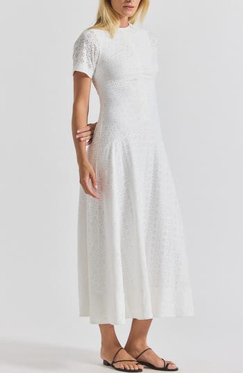 Derek Lam 10 Crosby Olympia Back Cutout Pointelle Dress | Nordstrom