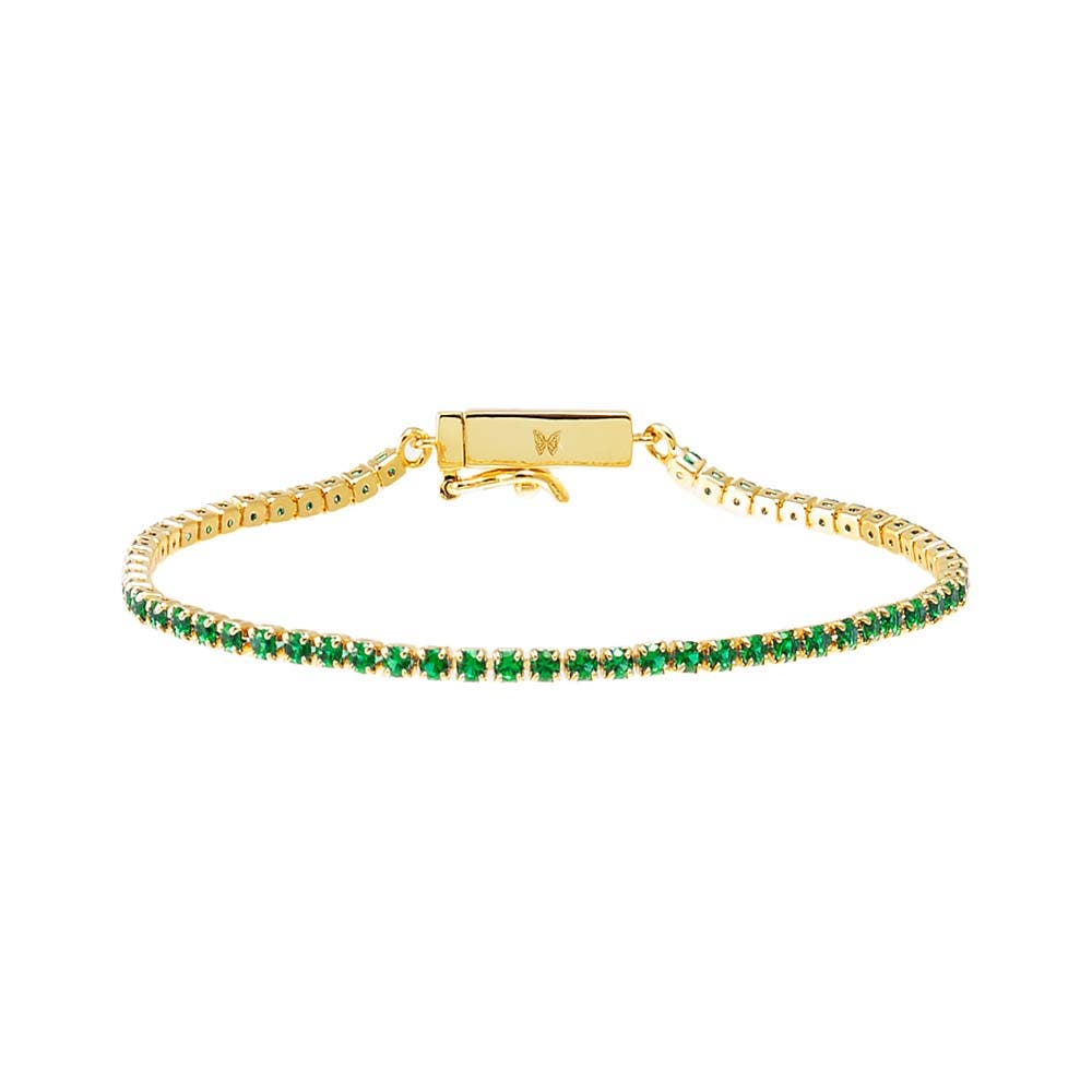 BY ADINA EDEN Colored CZ All Around Tennis Bracelet | Nordstrom