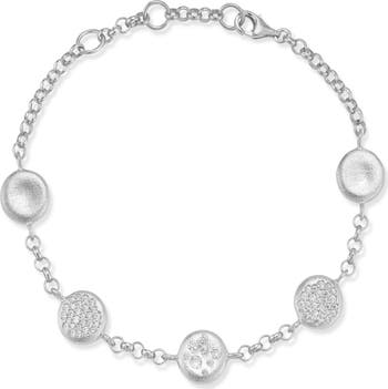 SPHERA MILANO Pavé Station Button Bracelet | Nordstromrack