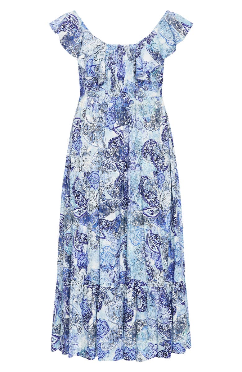 City Chic Blushing Beauty Midi Dress | Nordstromrack