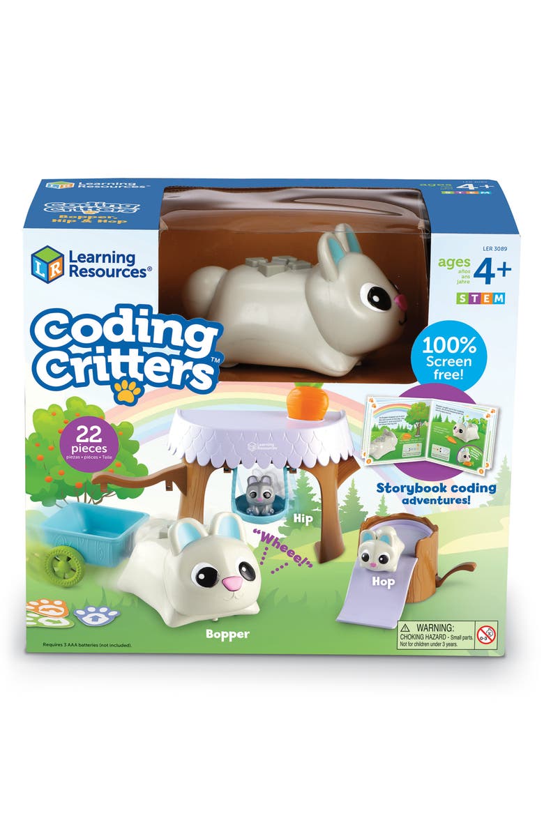Learning Resources Coding Critters™ Bopper, Hip & Hop Coding Playset ...