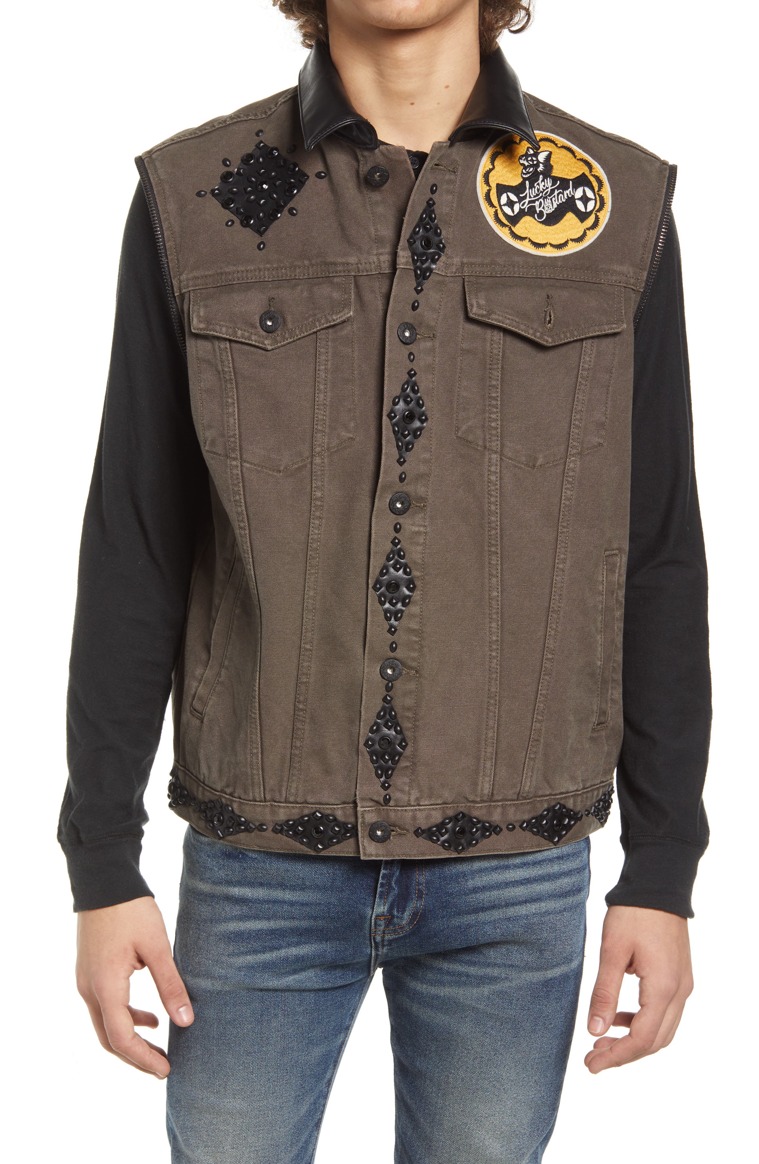 Cult of Individuality Type II Zip-Off Sleeve Canvas Jacket (Men ...