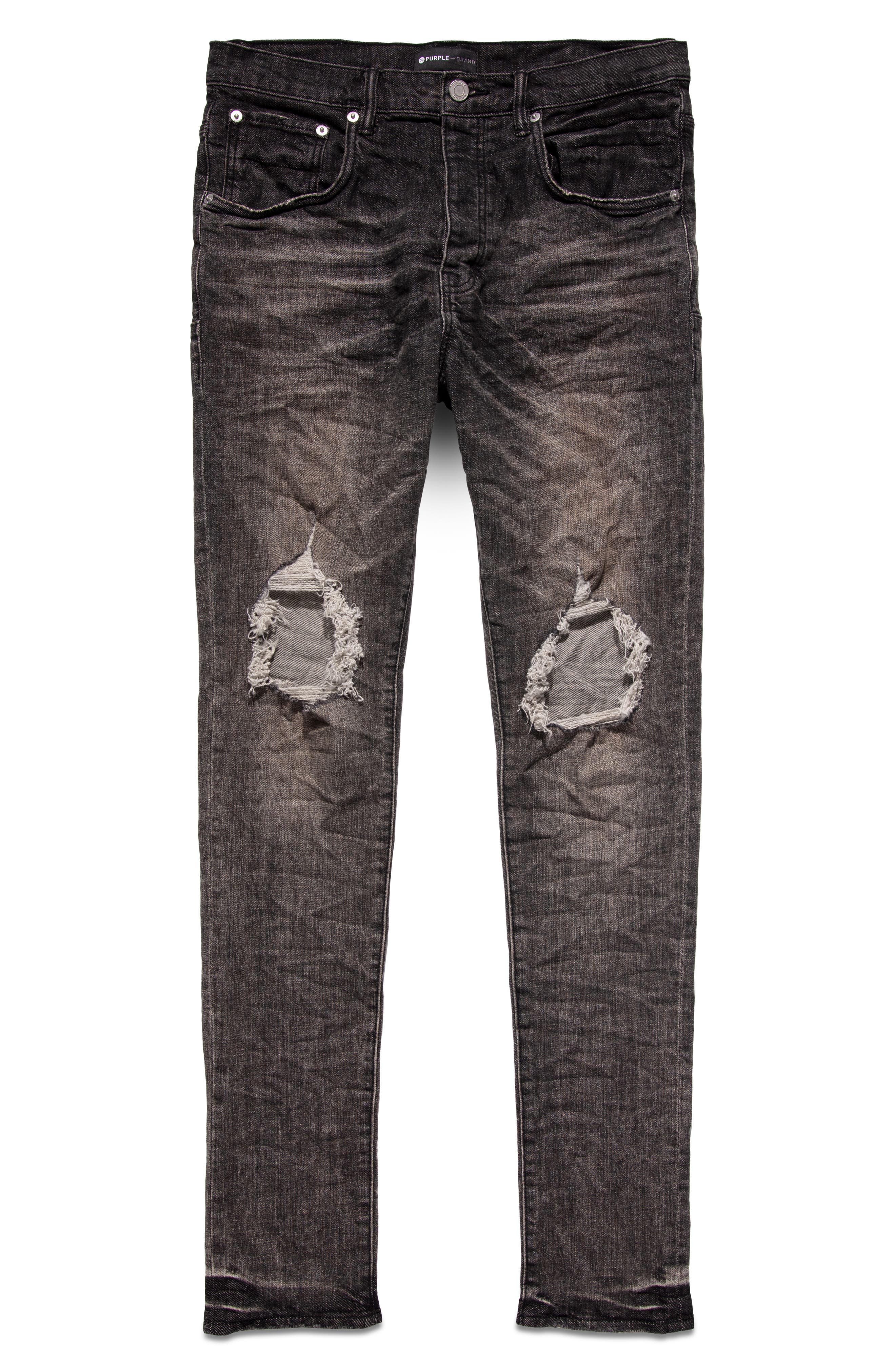 PURPLE BRAND Ripped Stretch Skinny Jeans | Nordstromrack