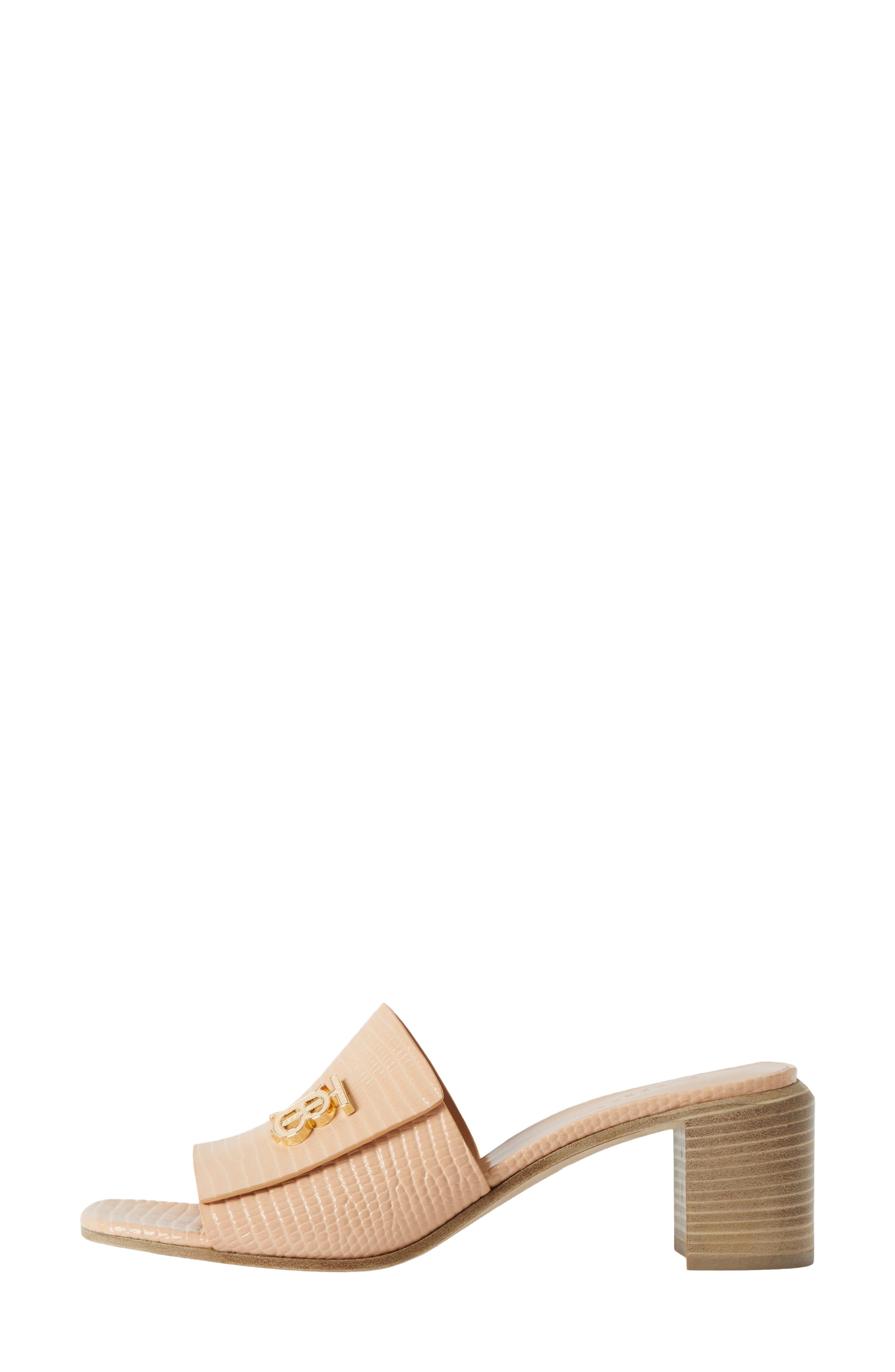 Burberry Winne Lizard Embossed Slide Sandal (Women) | Nordstromrack