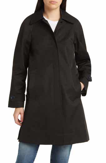 Via Spiga Balmacain Water Repellent Cotton Blend Coat Via Spiga Balmacain Water Repellent Cotton Blend Coat