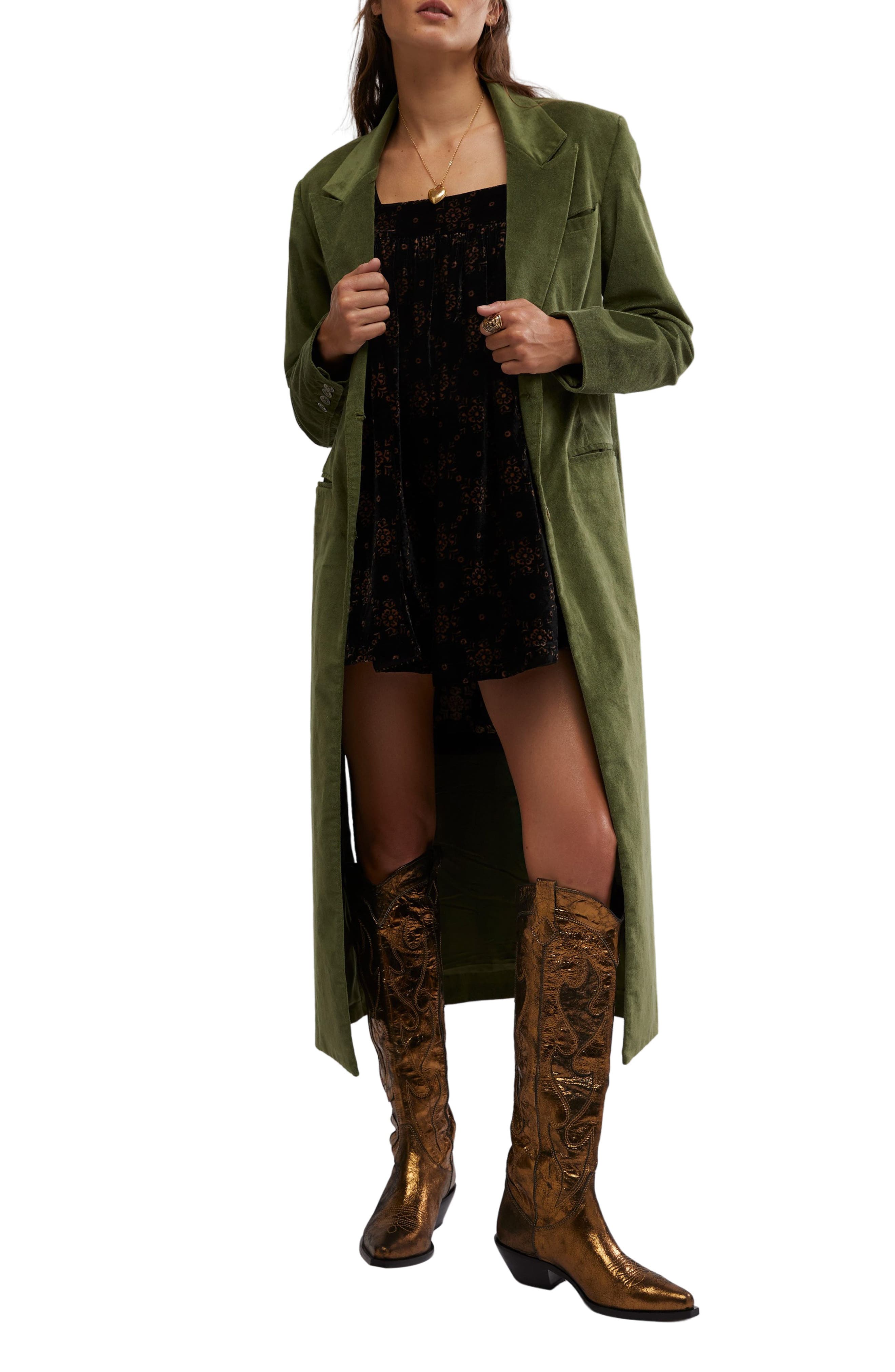 Free People Hailey Velvet Duster | Nordstromrack