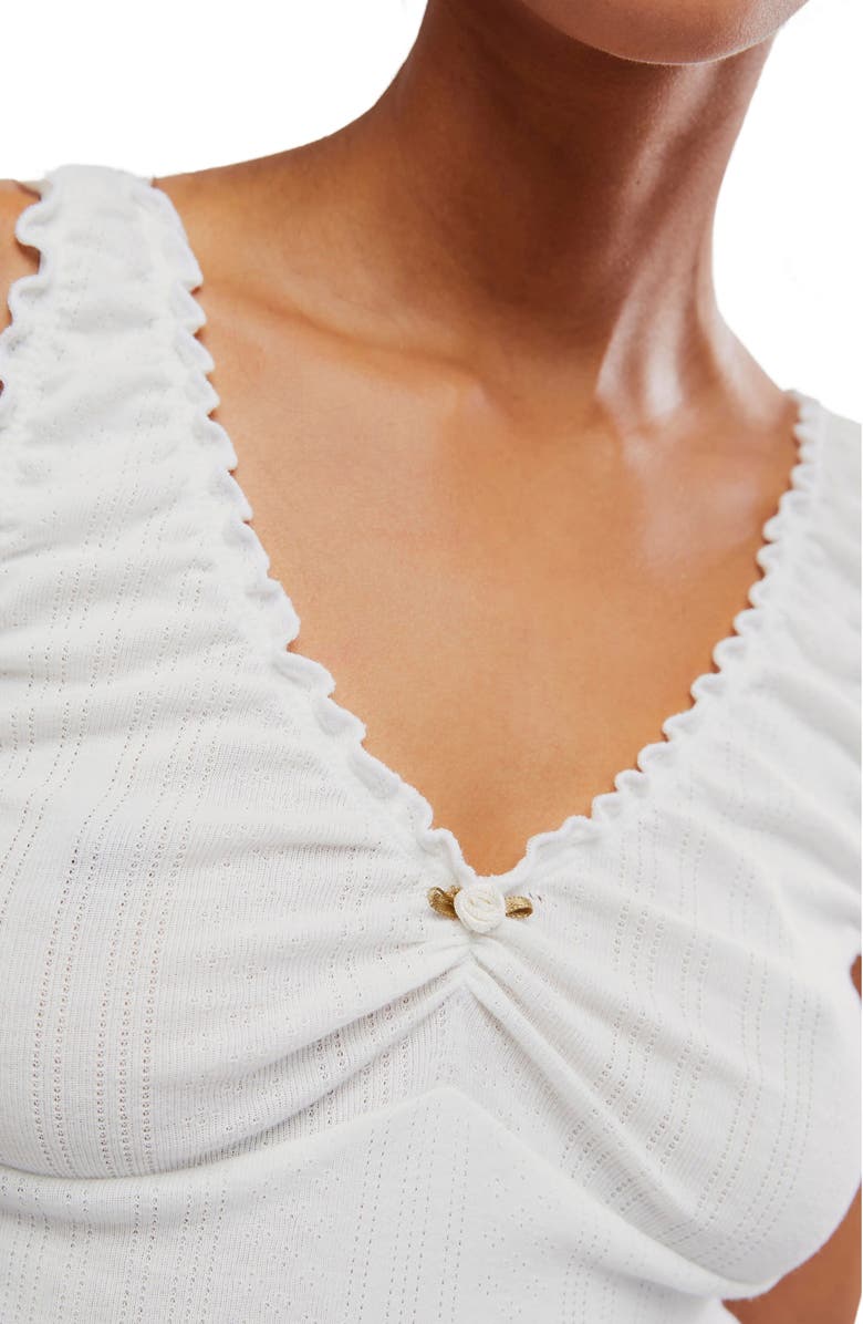 Free People Amelia Pointelle Cotton Tank | Nordstromrack