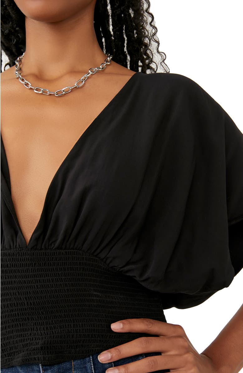Free People Ava V-Neck Tie Back Top | Nordstromrack