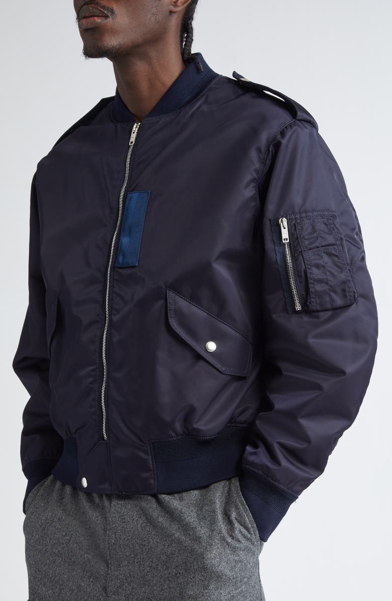 Givenchy Logo Medallion Bomber Jacket | Nordstromrack