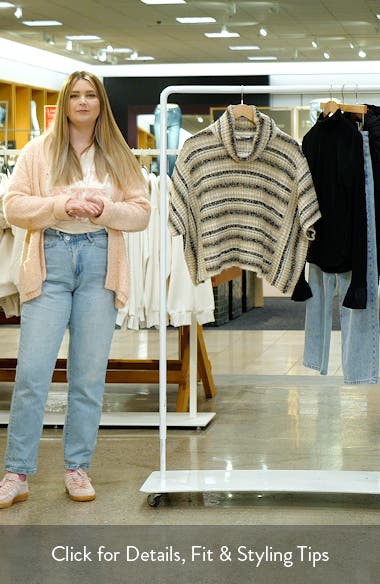 Splendid Jeanette Sweater Poncho | Nordstromrack