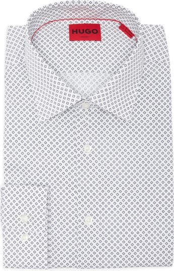 HUGO Valerio Regular Fit Cotton Dress Shirt | Nordstromrack