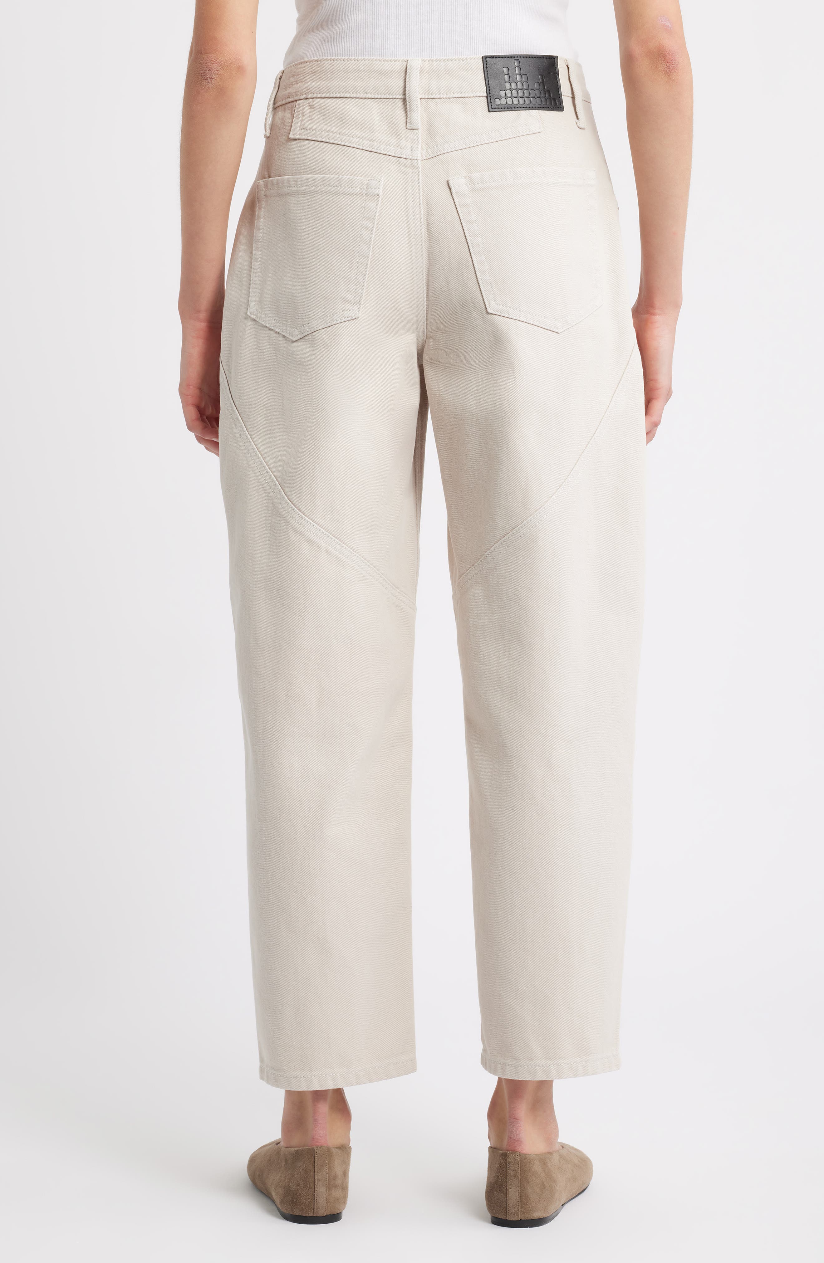 CITY BLUES Spliced Seam Barrel Leg Jeans | Nordstromrack