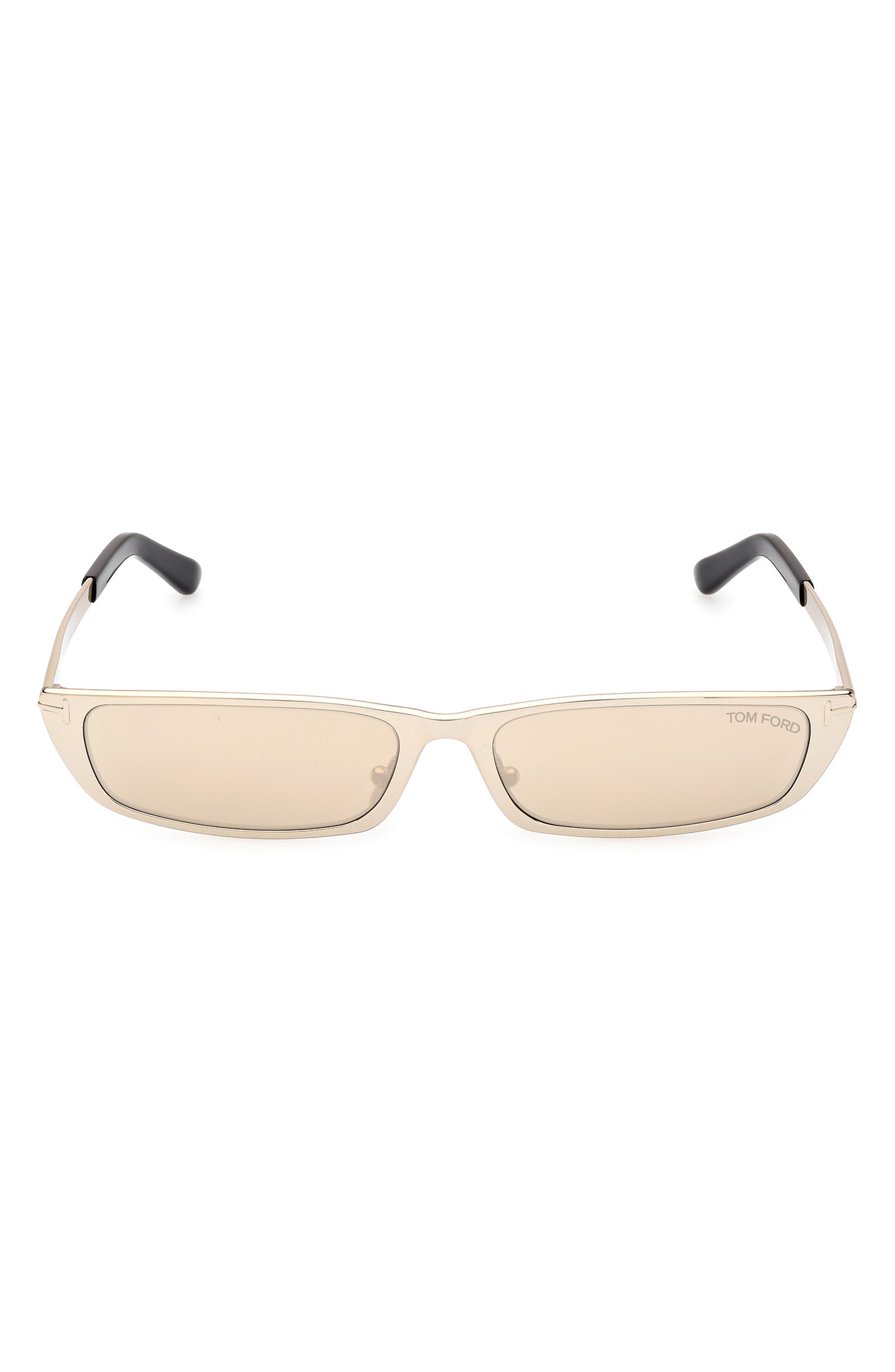 TOM FORD 59mm Mirror Rectangular Sunglasses | Nordstromrack
