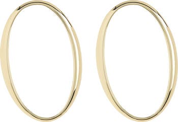 Ippolita Classico 18K Yellow Gold 76mm Polished Front Facing Hoop ...