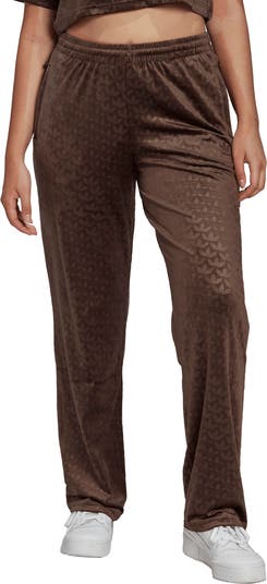 adidas Velour Straight Leg Pants | Nordstrom