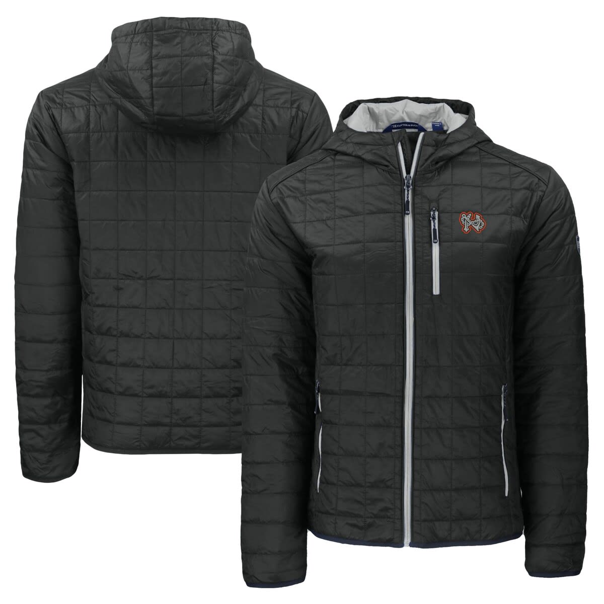 Cutter & Buck Men's Cutter & Buck Black Norfolk Tides Rainier PrimaLoft ...