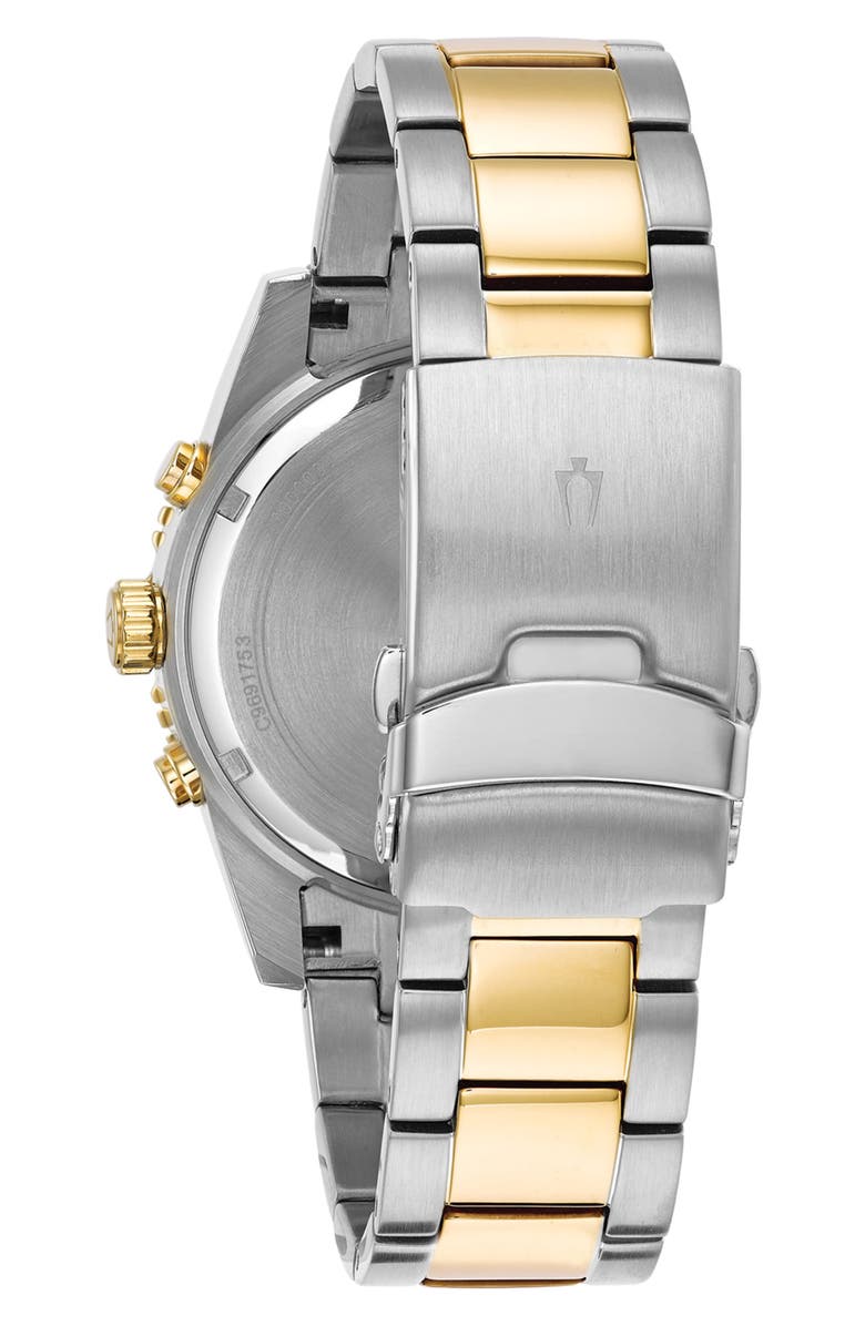 BULOVA Marine Star Two-Tone Stainless Steel Bracelet Watch, 43mm ...