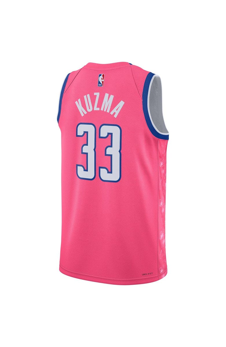 Nike Unisex Nike Kyle Kuzma Pink Washington Wizards 2022/23 Swingman ...