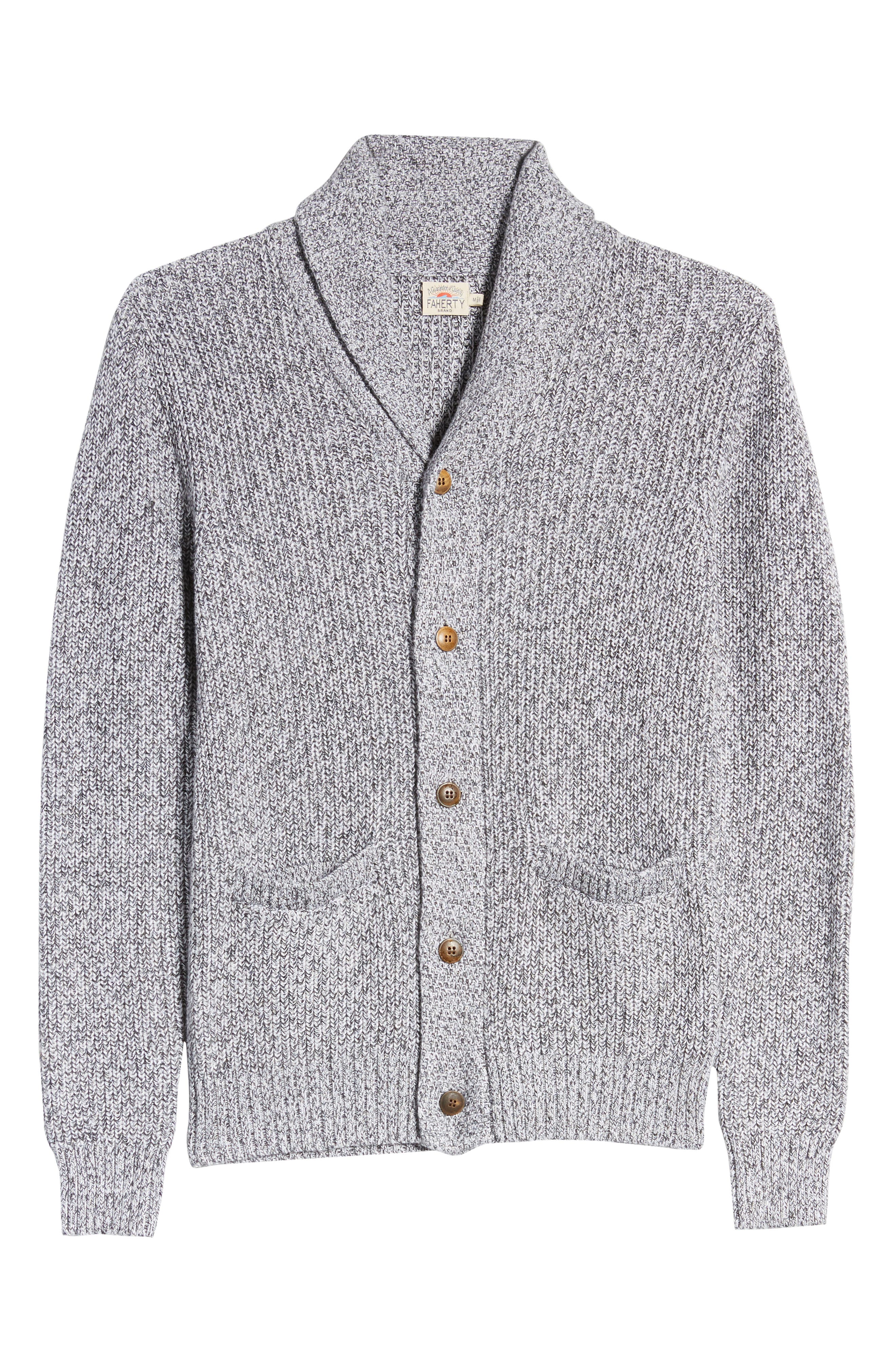 Faherty Marled Cotton & Cashmere Cardigan | Nordstrom