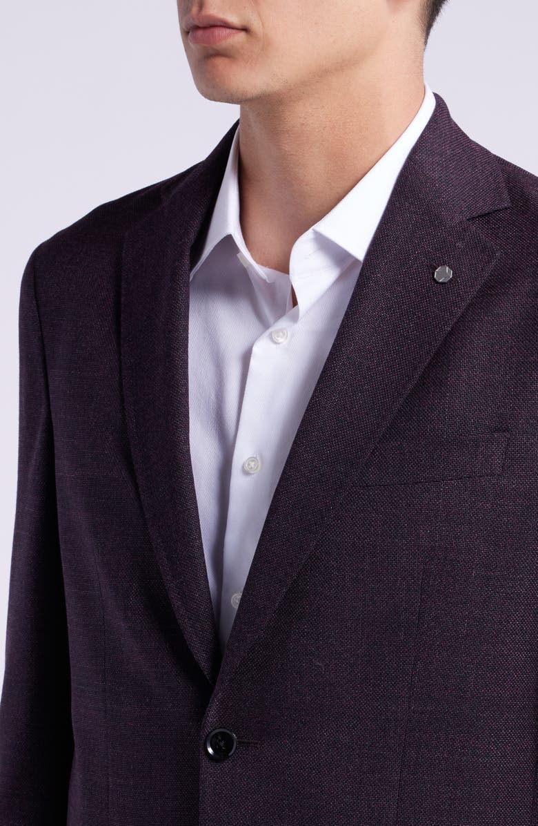 Ted Baker London Keith Slim Fit Burgundy Wool Sport Coat | Nordstromrack