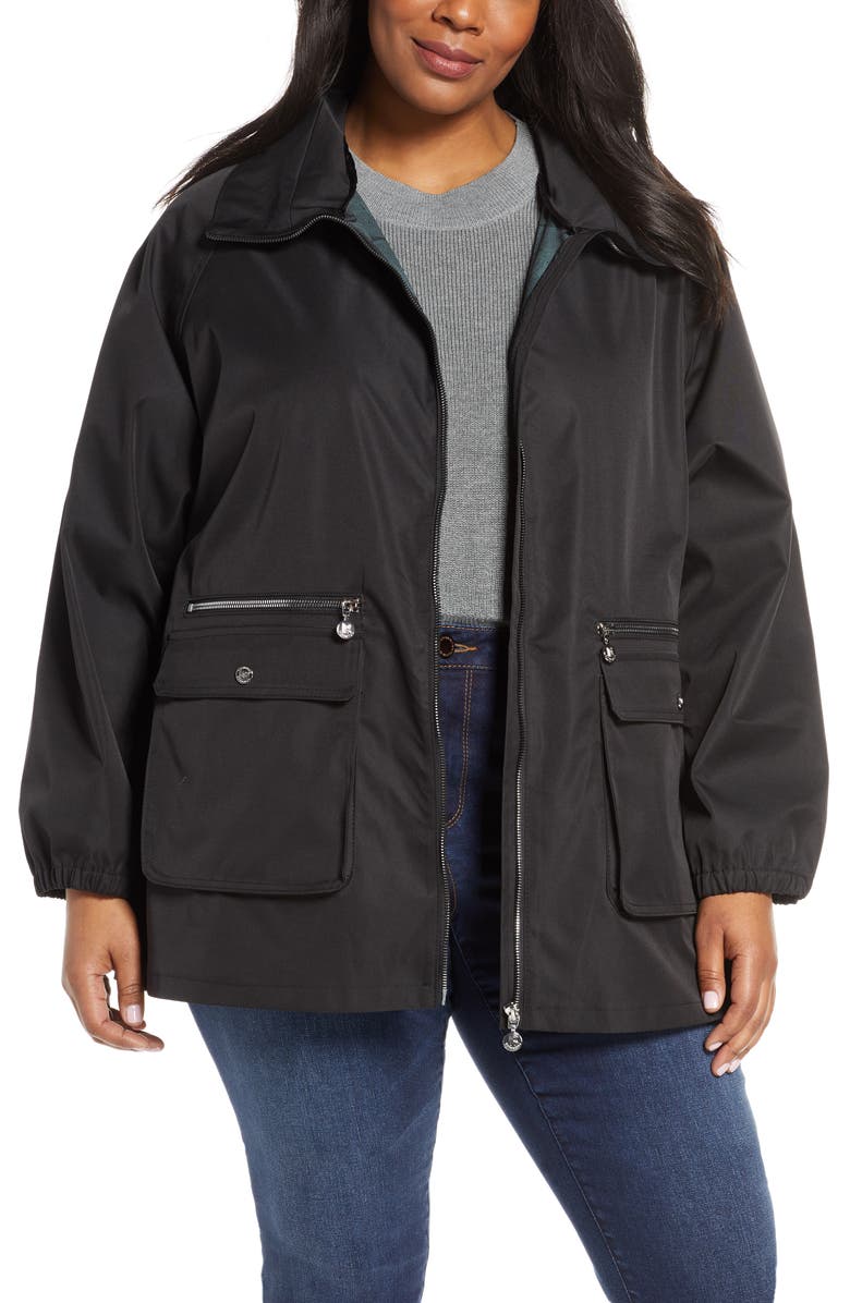 Bernardo Short Water Resistant Rain Jacket | Nordstromrack