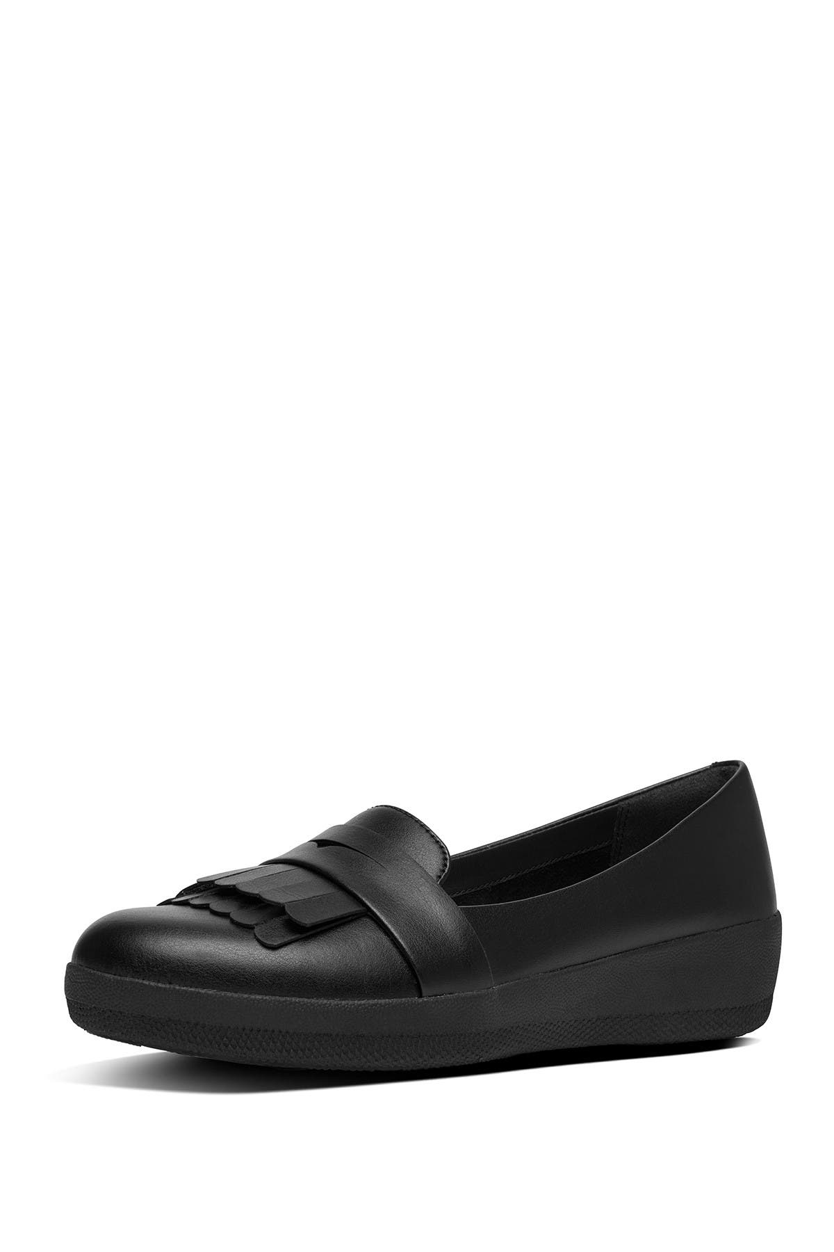 FitFlop Vianne Fringe Trim Sneaker Loafer | Nordstromrack