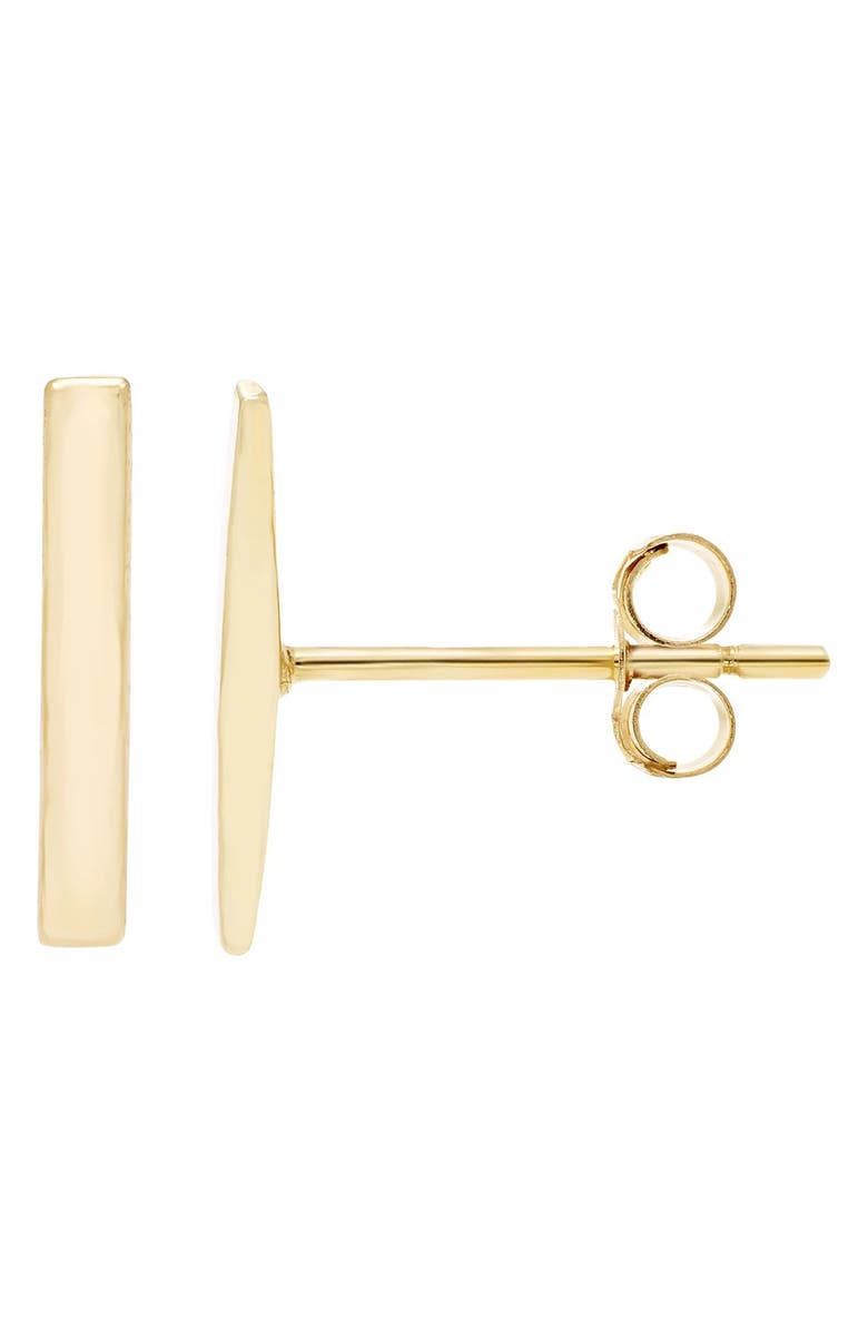A&M 14K Gold Bar Stud Earrings | Nordstromrack